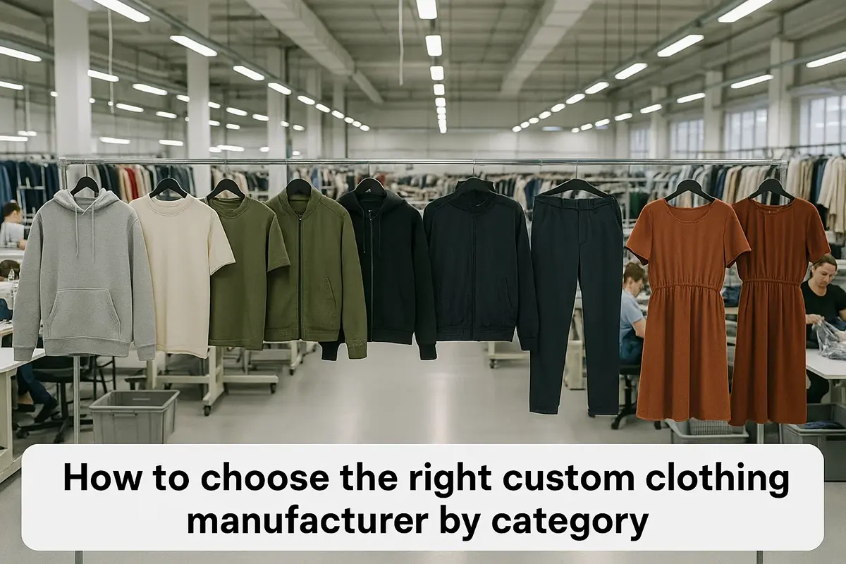 How to Choose the Right Custom Clothing Manufacturer